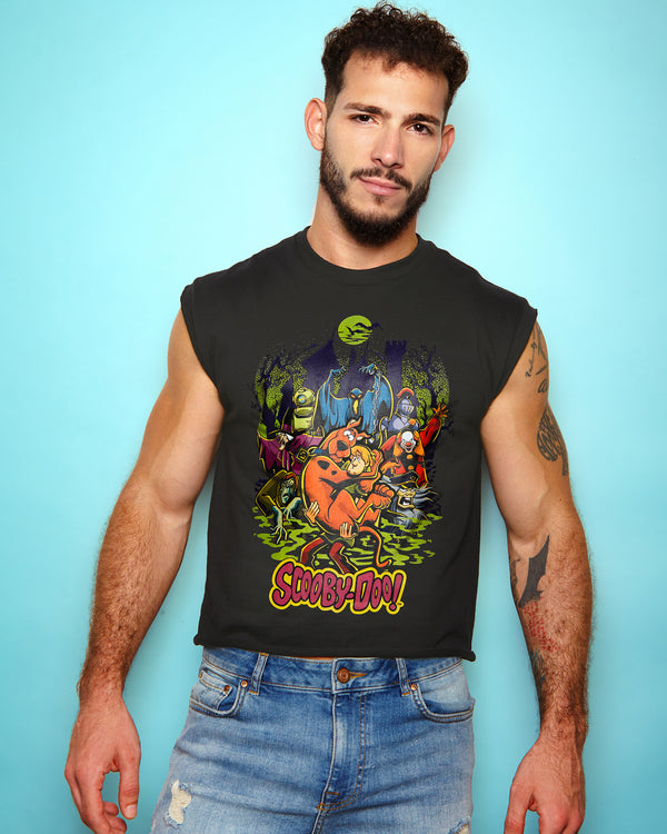 Official Scooby-Doo, monsters mashup low cut cropped tee - charcoal – HOMO